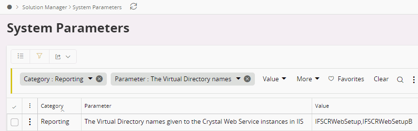 Configure The Crystal Web Service for IFS Cloud Web - Technical Documentation For IFS Cloud